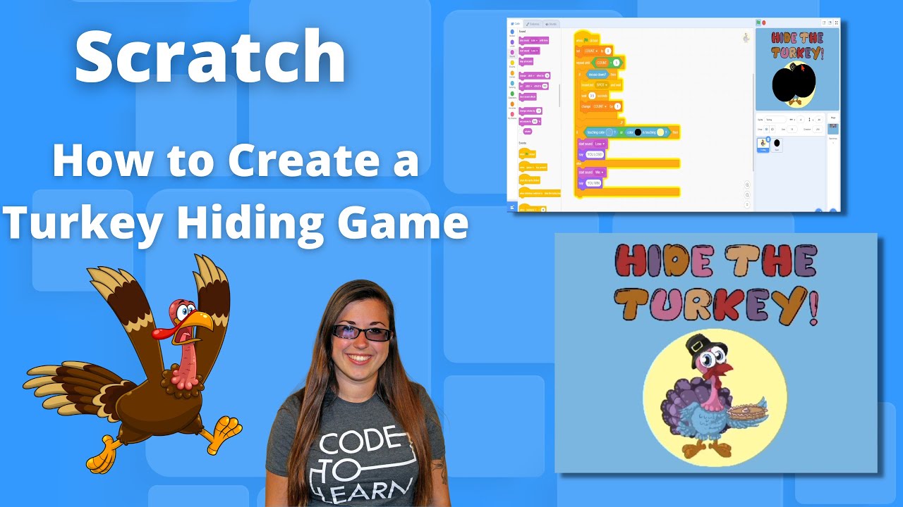 Create a Turkey Hide Game in Scratch - TechWise Academy