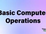 Basic Computer Operations Techxprobd