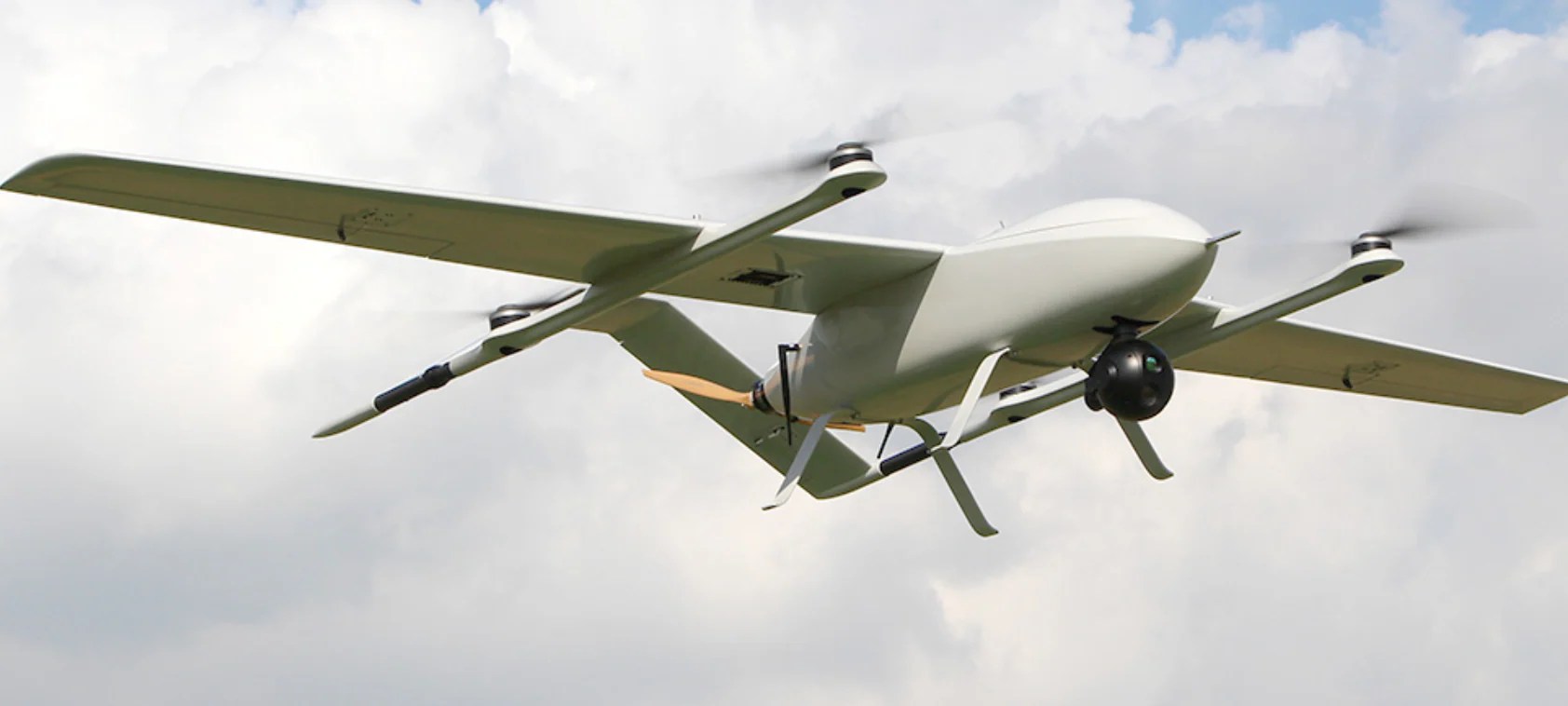 Tecs Tv 3200e Fixed Wing Evtol With Delivery Box Desgin Tecsrobotics
