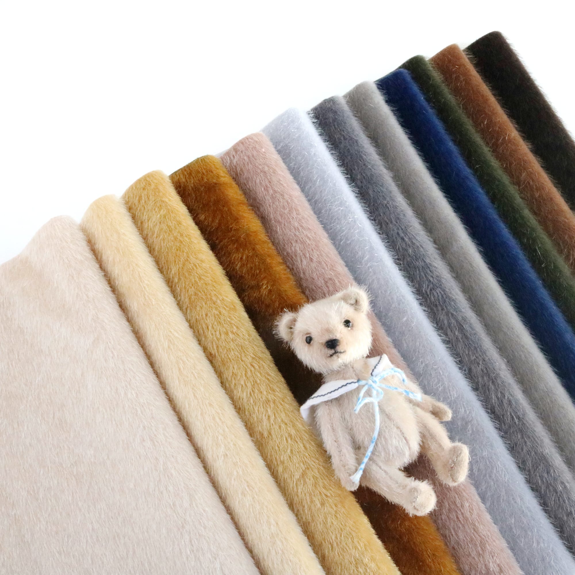 mini bear fabric miniature teddy bear material A04 - Teddy Supplies