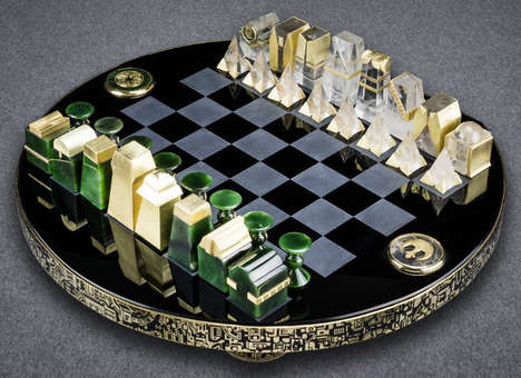 Opulent Sci-Fi Chess Sets – The S.T. Dupont Star Wars Chess Set Has a ...