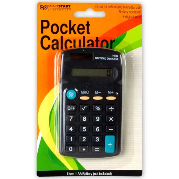 Portable Pocket Calculator Tekshack