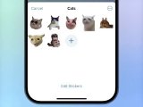 Sticker Editor Add Existing Stickers