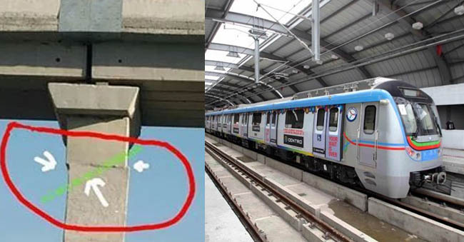 ‘Fake’ Image Of Broken Hyderabad Metro Pillar Goes Viral On Whatsapp ...