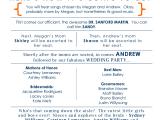 37 Printable Wedding Program Examples Templates бђ Templatelab