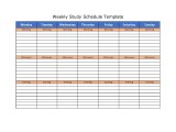 42 Useful Study Plan Templates Word Excel бђ Templatelab