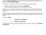 Valid Conditional Contractorôçös Lien Release Forms å Blank Pdf Template