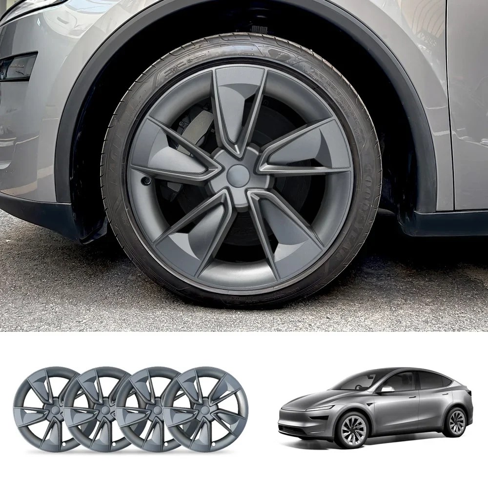 19 Crossflow Wheel Cover For Tesla Model Y Juniper 2025 4pcs