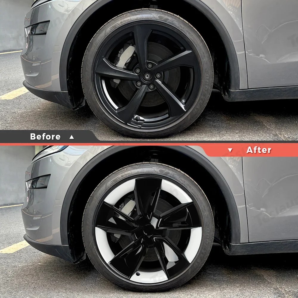 19 Crossflow Wheel Cover For Tesla Model Y Juniper 2025 4pcs