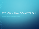 Python Analog Meter Gui Example Test Engineers Resource