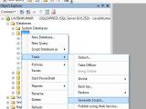 Generating Ms Sql Database Script With Data Using Sql Server Management