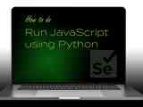 How To Run Javascript In Selenium Using Python Testup Io