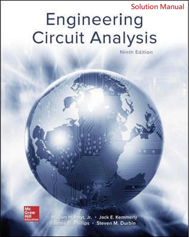 Solutions Manual – Engineering Circuit Analysis, 9th edition - TextbookSolution.Space