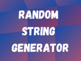 Random String Generator With Advance Options