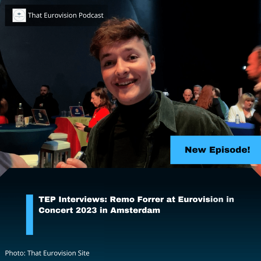 🇨🇭 TEP Interviews: Remo Forrer at Eurovision in Concert 2023 - That ...