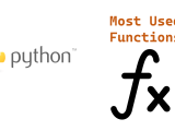 Python Most Used Functions That S It Code Snippets