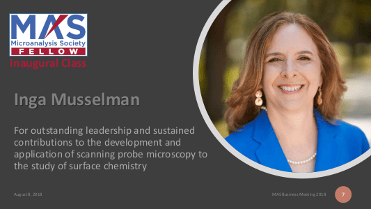 Inugural Fellows Class – Microanalysis Society