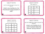 3rd Grade Number Patterns Math Task Cards Number Patterns Math Center