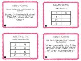 3rd Grade Number Patterns Math Task Cards Number Patterns Math Center