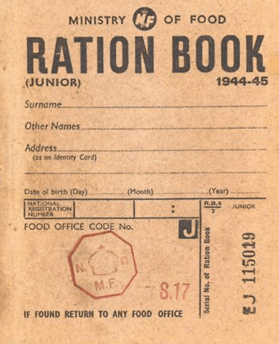 Ration book giveaway! - The 1940's Experiment