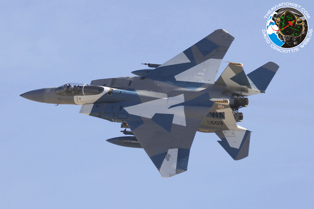 New Nellis Aggressors F-15's "splinter" color scheme inspired by Sukhoi ...