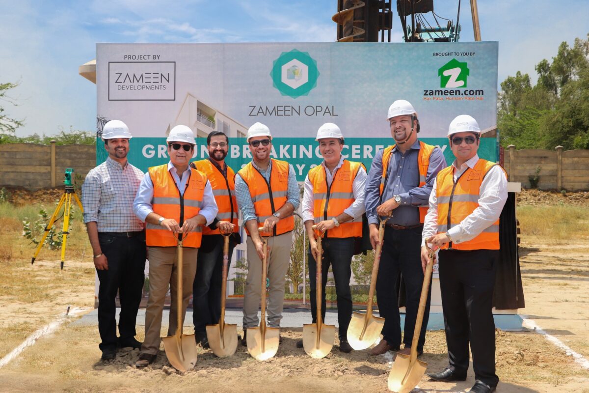 Groundbreaking ceremony of Zameen Development’s project ‘Zameen Opal ...