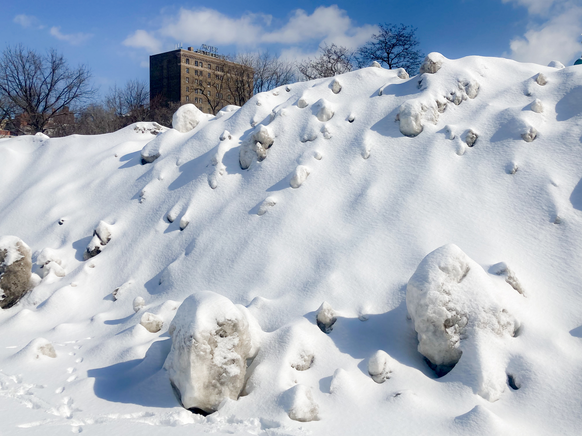 Winter scenes on a melting day – The Bethlehem Gadfly