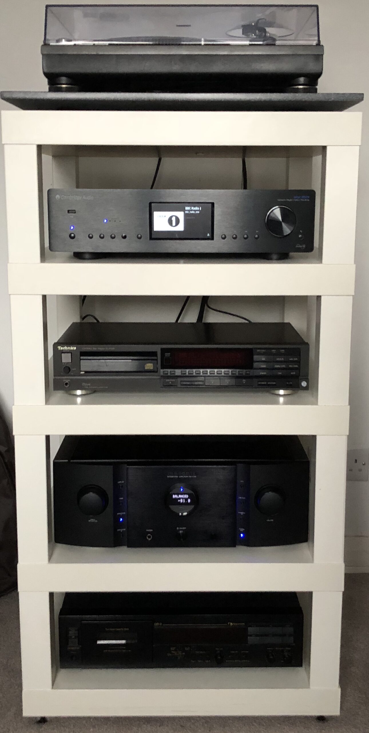 Ikea Lack Hi-Fi Rack - The Blind Man's Workshop