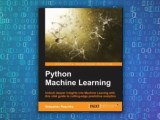 Python Machine Learning Pdf Free Download