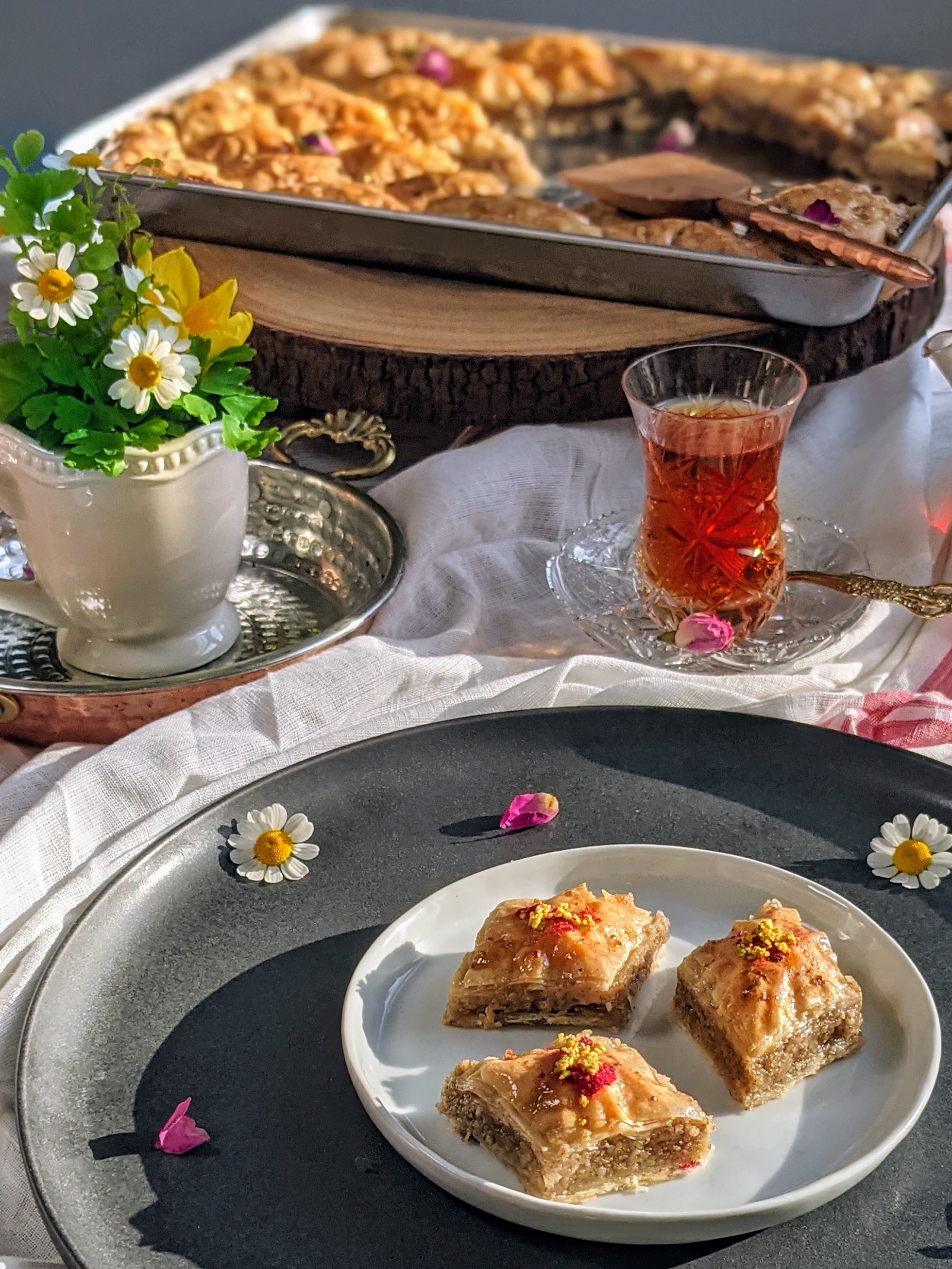 Baghlava - Persian Baklava - The Caspian Chef