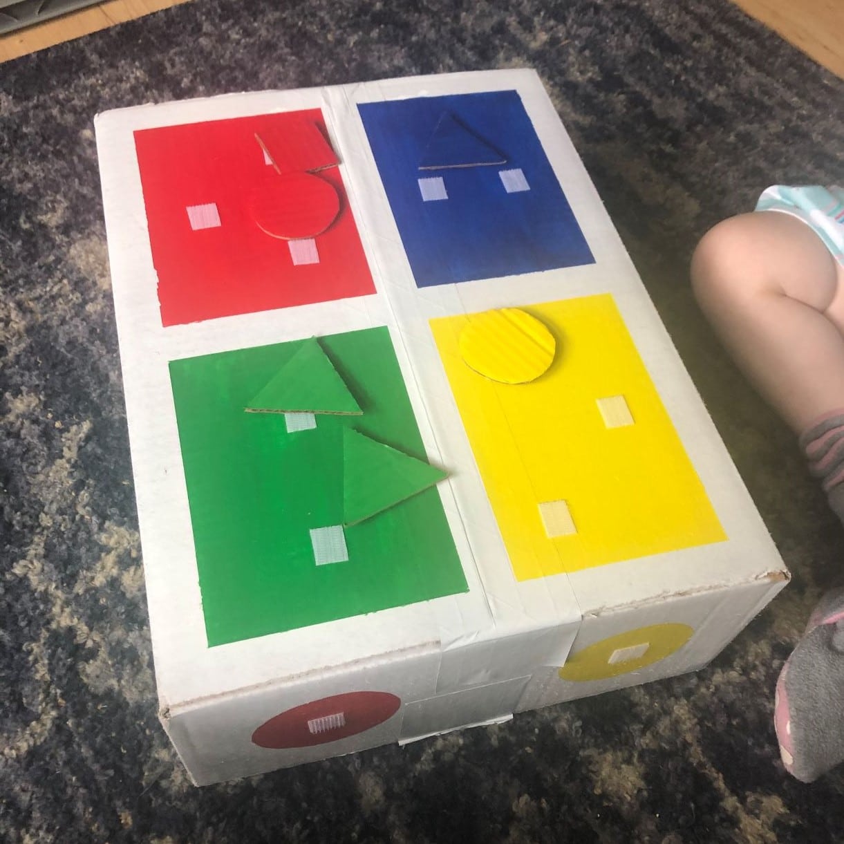 How to Make Your Own Shape Sorter - The Centered Parent