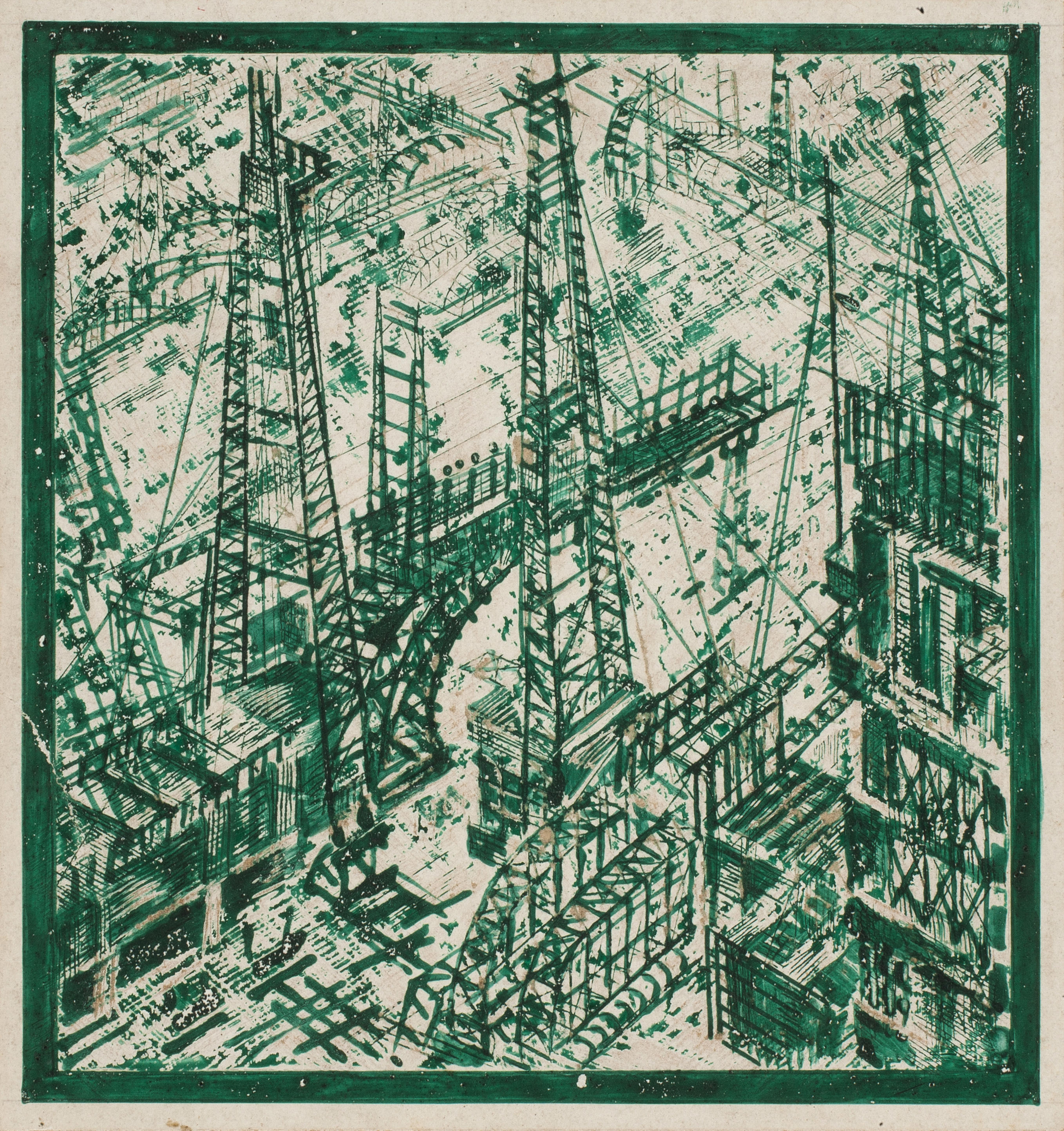 Iakov Chernikhov, Cycle of architectural landscapes and other fantasies ...