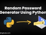 Random Password Generator Using Python