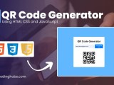 Qr Code Generator Using Html Css Javascript