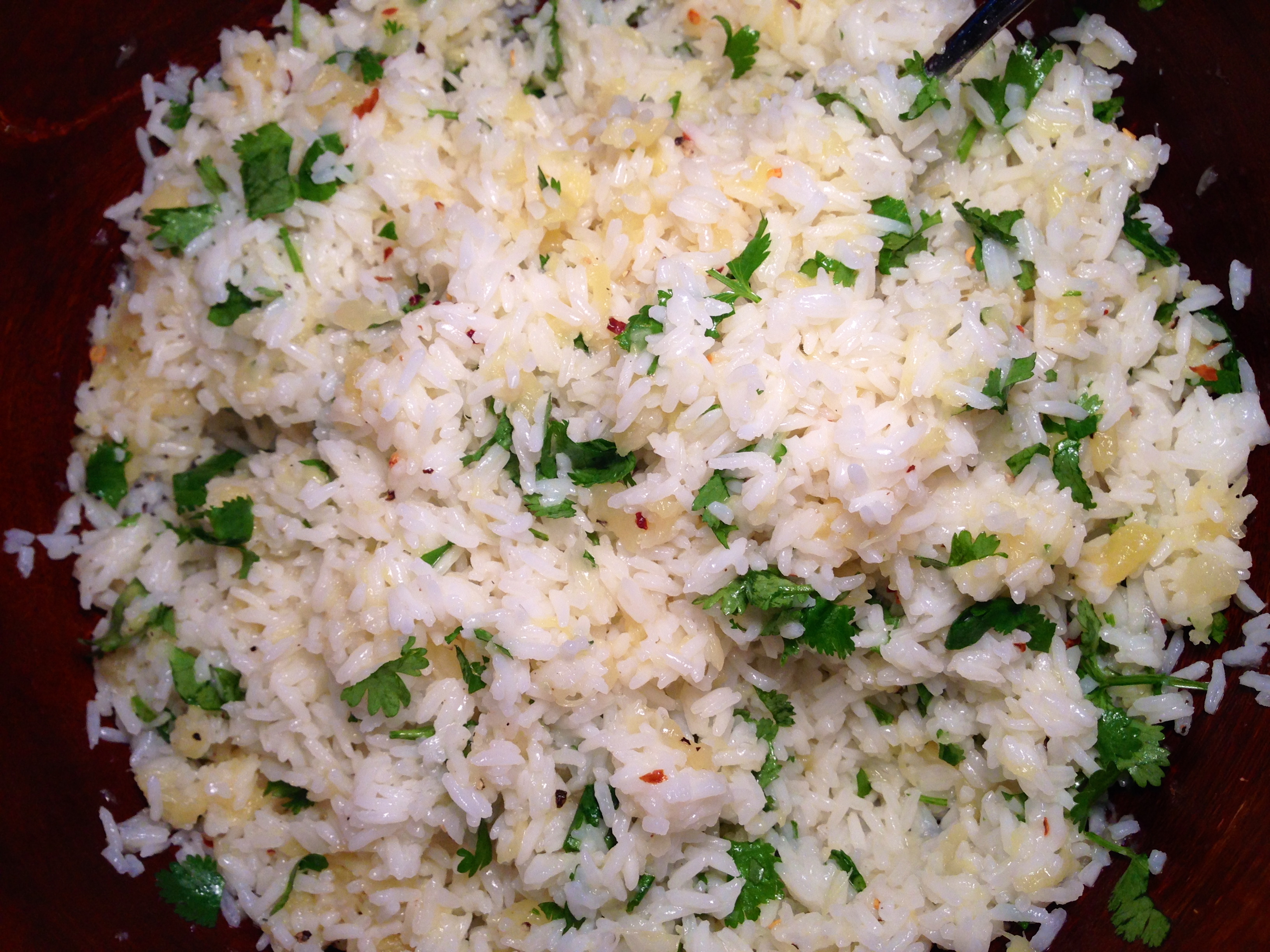 Cilantro Lime Rice with Pineapple | The Common Plate