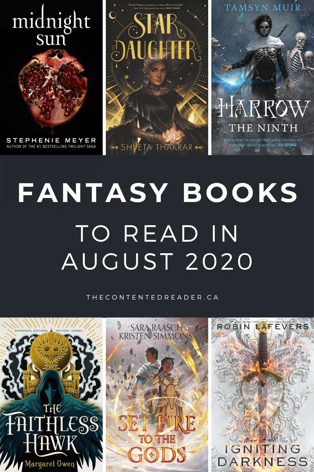 40 New Books You Need to Read in August 2020! • The Contented Reader
