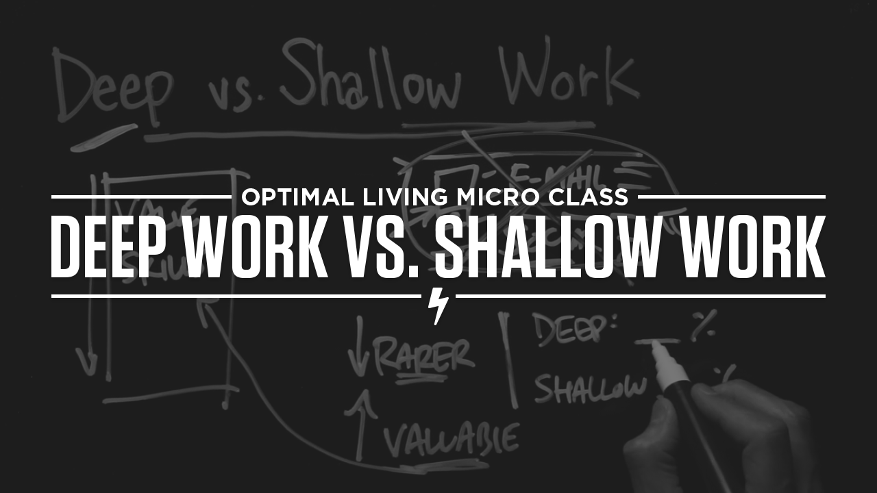 Future of Work: Shallow work vs. deep work – The Context Of Things
