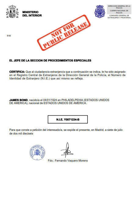 NIE APPLICATION importance & information - get your NIE number