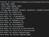 Student Marksheet Program In Python