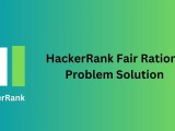 Hackerrank Fair Rations Problem Solution
