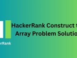 Hackerrank Construct The Array Problem Solution