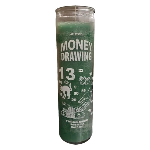 Money Drawing candle - Metaphysical Store & Spiritual Shop - The Curios ...