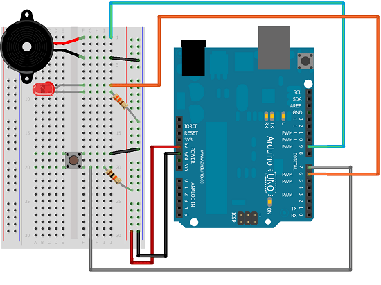 How To Make A Beep Sound Circuit - Circuit Diagram
