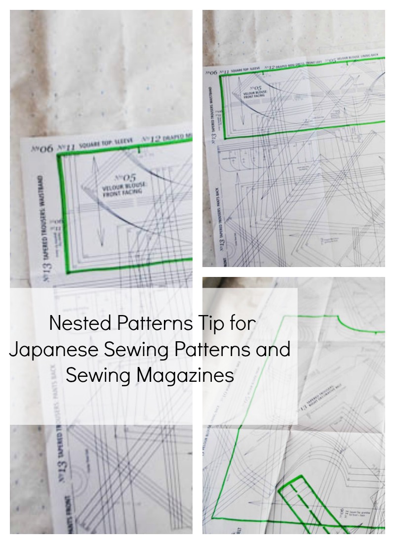 Tracing Nested Sewing Patterns - The Daily Seam