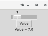 Python Tkinter Scale