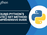Unveiling Python S Update Set Method A Comprehensive Guide