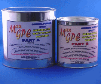 MAX GPE CLEAR - EPOXY RESIN STYROFOAM SAFE RV PANEL REPAIR GLUE LOW ...