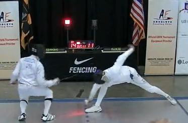 Breaking Down the Film: 2013 Junior Olympic Men’s Epee Gold Medal Bout—Ace Eldeib vs. Ari ...