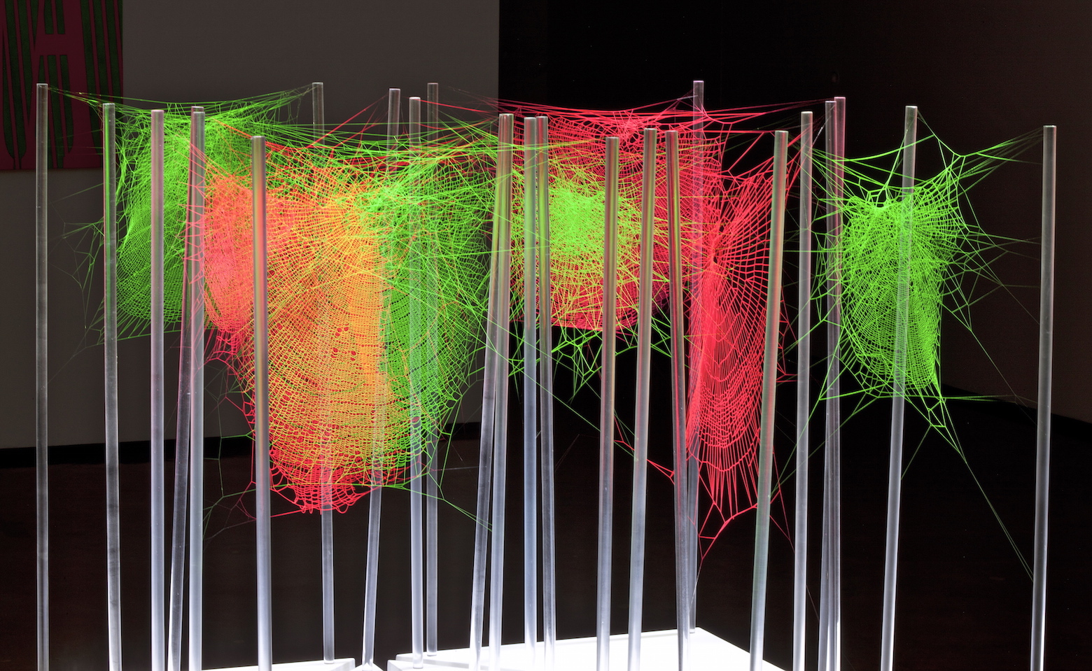 Michael Anthony Simon | Fluorescent Spider Web Sculptures - THE FIBER ...