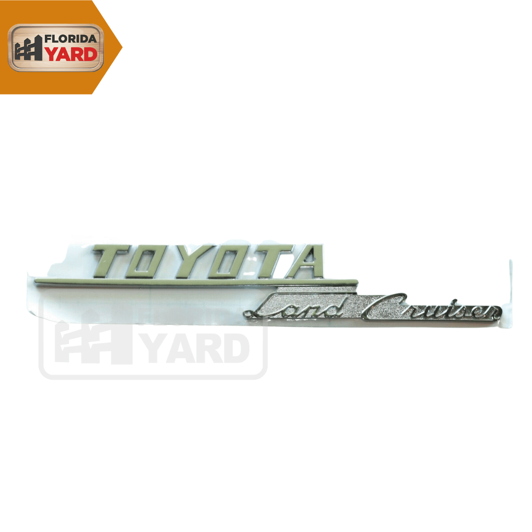 For TOYOTA LAND CRUISER FJ40 FACTORY FRONT FENDER EMBLEM BADGE ...